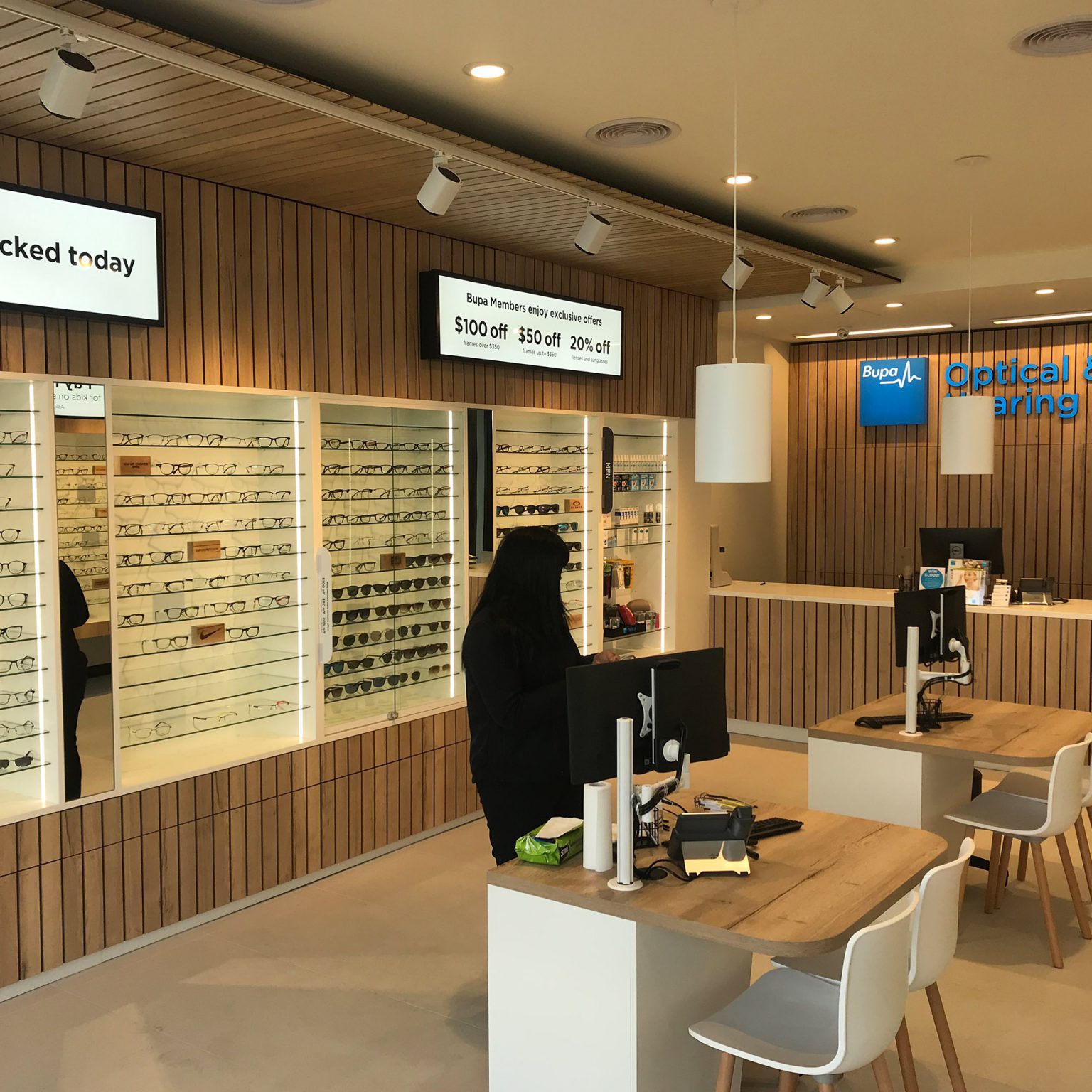 Bupa Optical - Melbourne Commercial Interiors